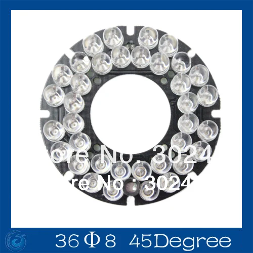 850nm 36led 8mm Infrared Ir Led Board For Camera 45 Degree Bulb Cy36f8