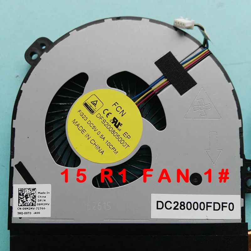 Вентилятор радиатора для DELL Alienware 15 17 R1 R2 R3 cpu GPU ...