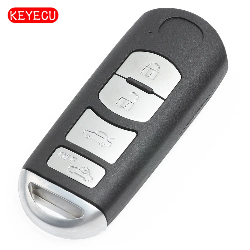 Keyecu Smart Remote Key Fob FSK 315MHz ID49 Chip for Mazda 3 6 Miata ...