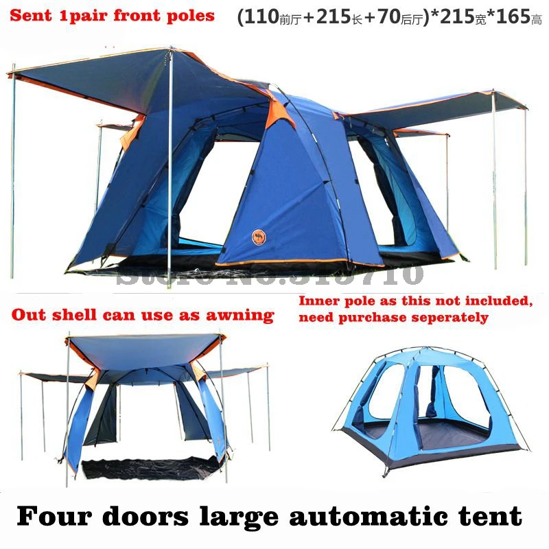 Camel-4doors-3-4persons-fully-automatic-camping-family-tent-in-good ...