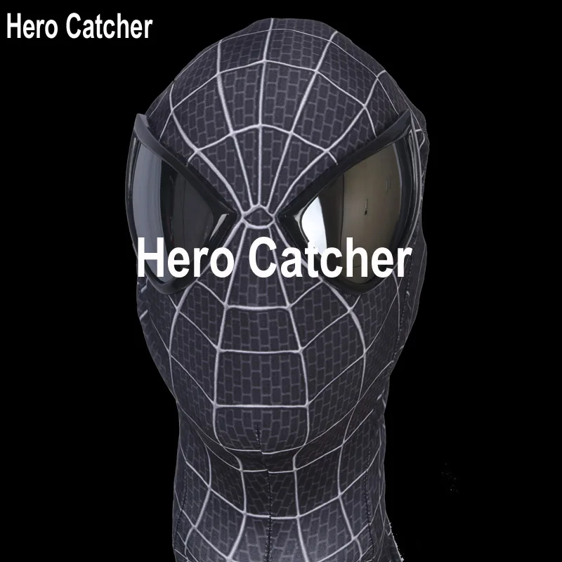 Hero Catcher Top Quality Black Spiderman Costume Classic Black Spider ...