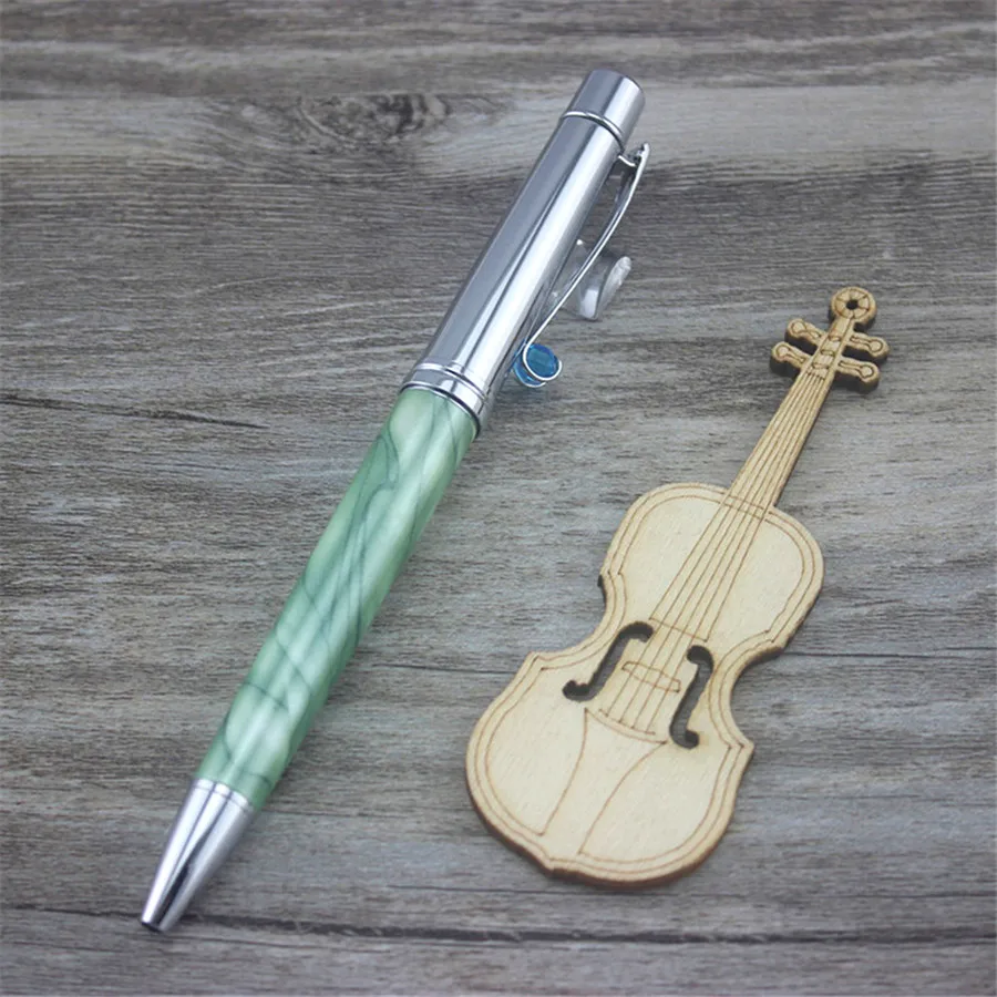 MONTE MOUNT green ballpoint Pen stainless steel School Office supplies ...