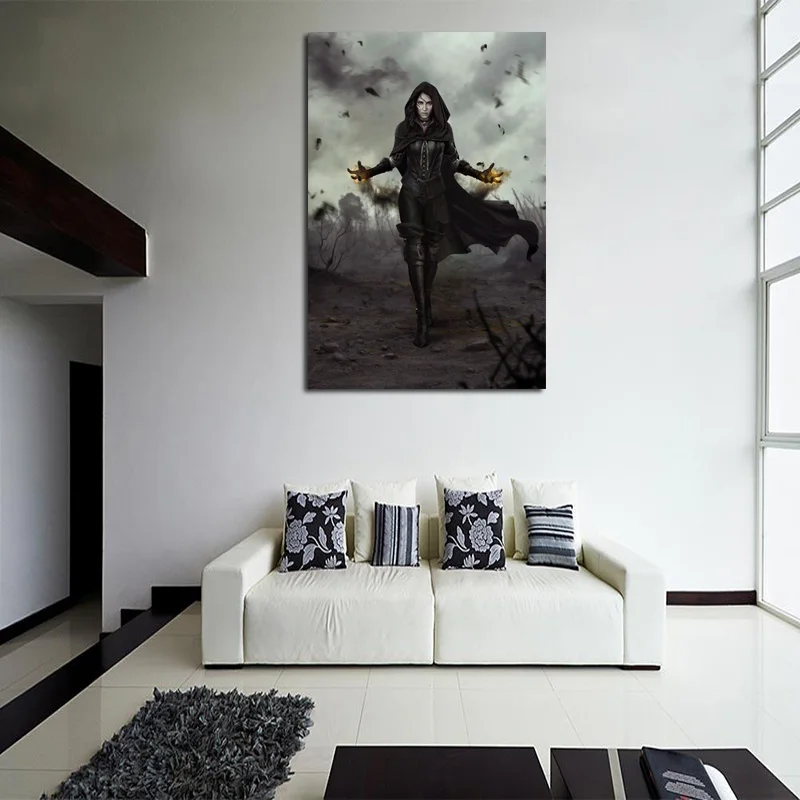 The Witcher 3 Wild Hunt Yennefer Canvas Poster And Print Canvas Oil ...