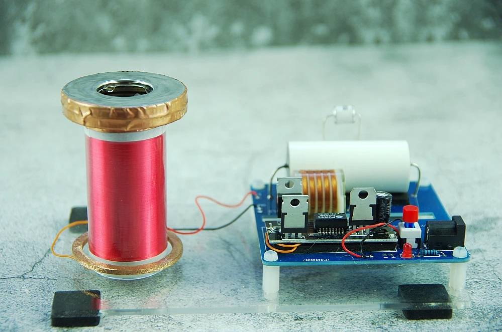 mini-SGTC-Spark-gap-Tesla-Coil-amazing-flashing-Generator-DIY-KITS ...