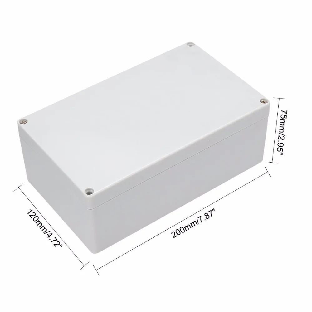200mmx120mmx75mm Waterproof Junction Box Diy Terminal Connection Box ...