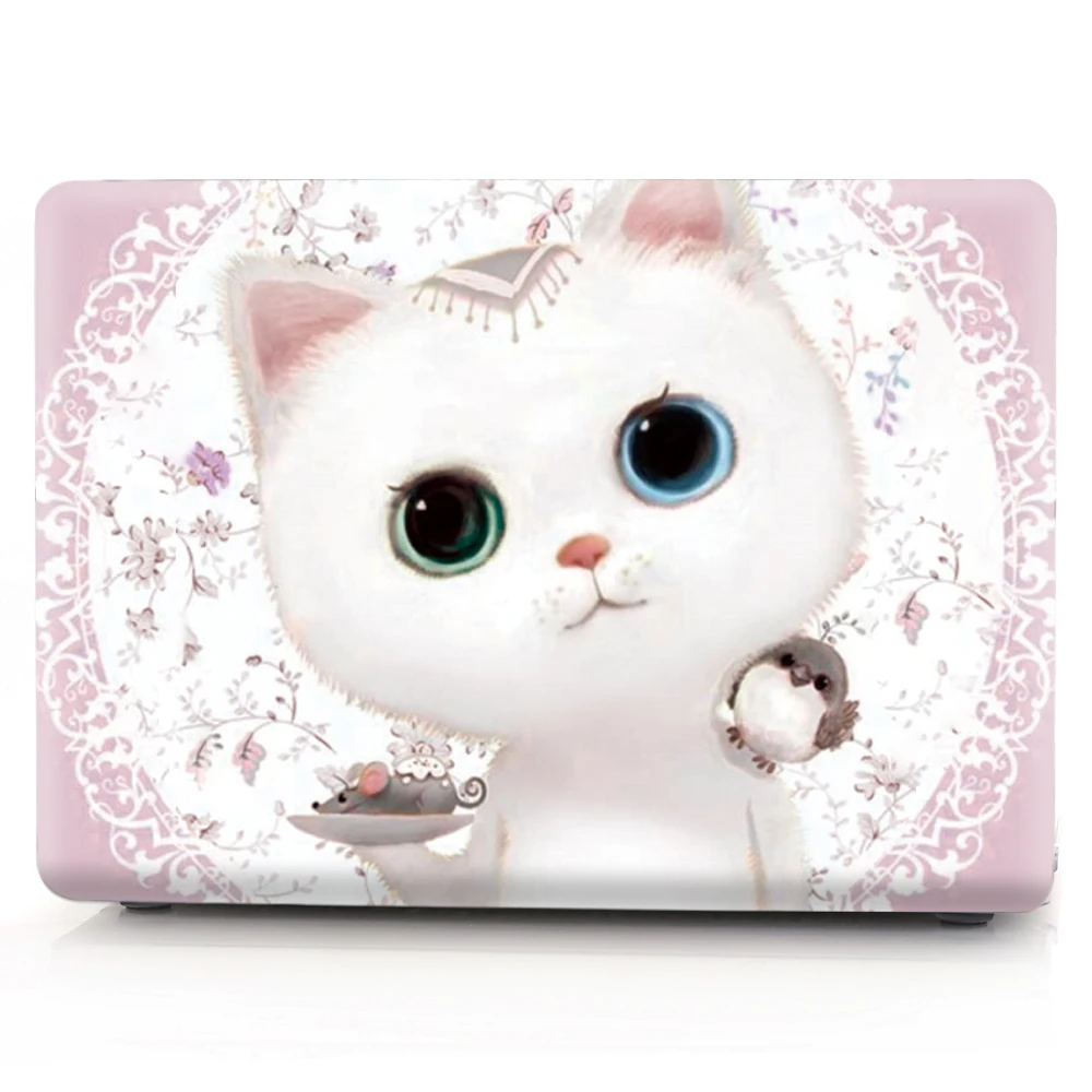Cat Printed Hard Laptop Case for MacBook - Adorable Darling