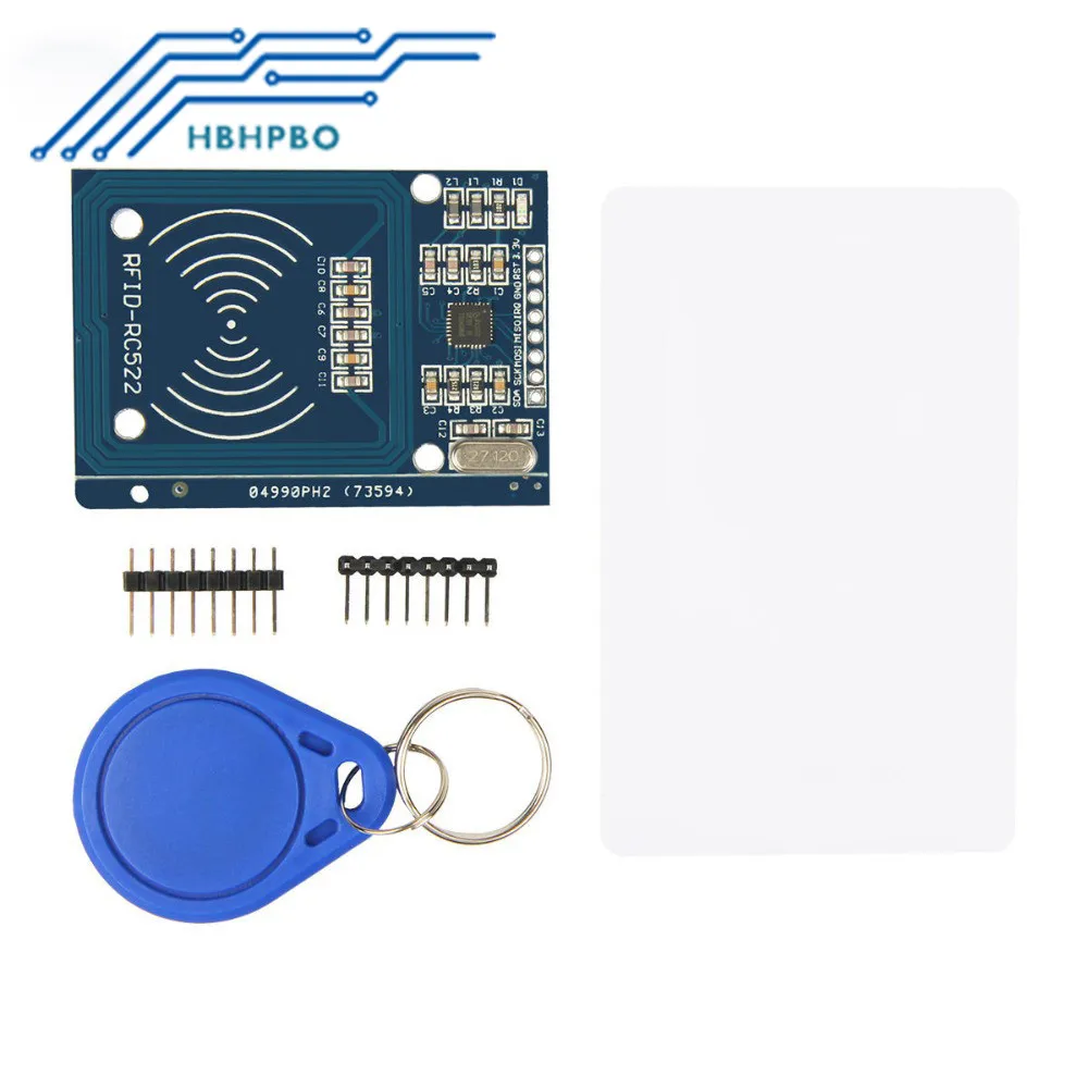 10 PCS RC522 Cartão Ler Antena RF MFRC 522 RFID Reader IC Card Módulo ...