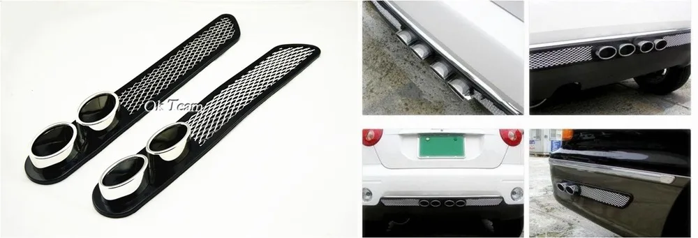 free shipping 2x Universal Car Decal Auto Vent Air Flow Fender ...