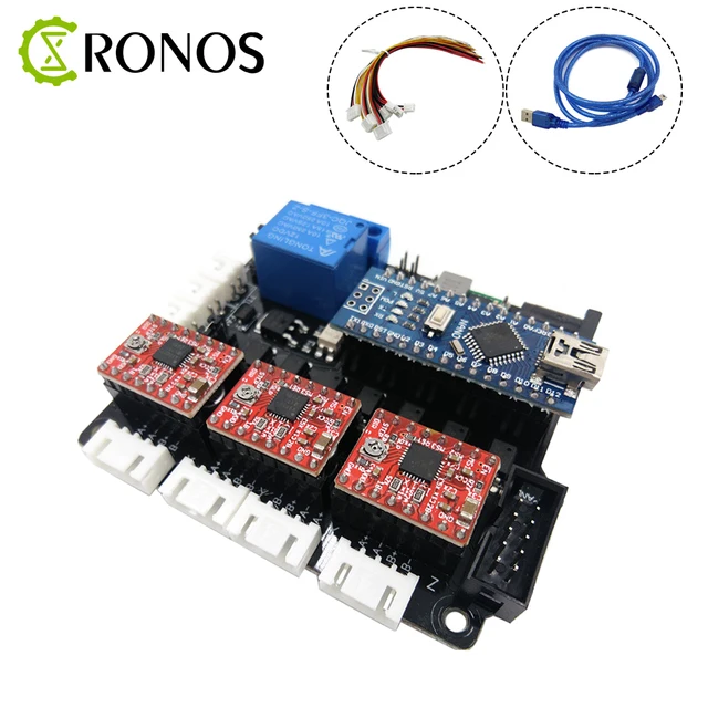 3 Axis CNC Controller Board GRBL Open Source Firmware Laser Engraving ...
