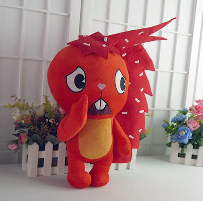 Happy Tree Friends Boneka Plush Anime Bersisik Mainan Mewah 38Cm Lembut ...