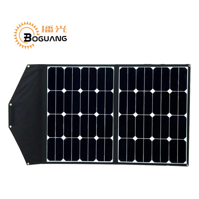 60W portable foldable solar panel charger cell laptop used for 12v ...