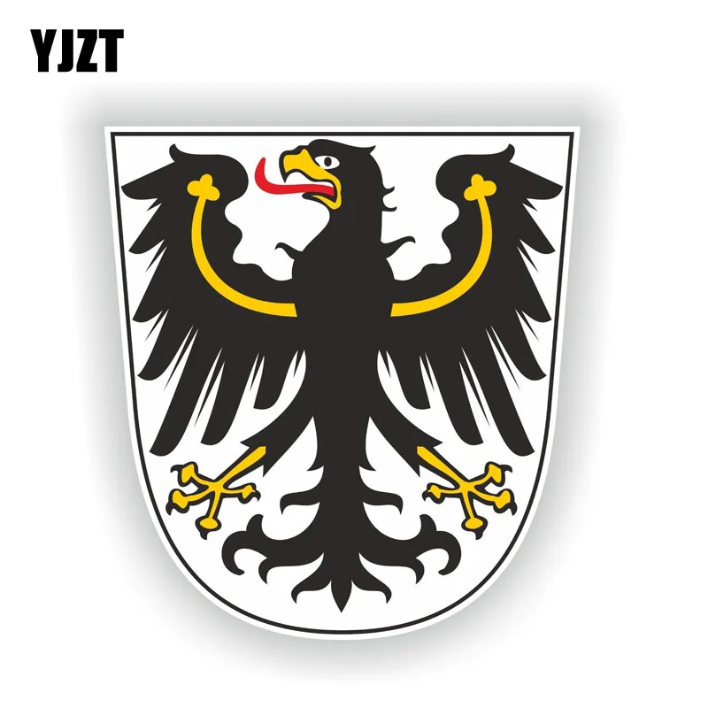YJZT 11.8CM*12.7CM Accessories Funny East Prussia Car Sticker Window ...