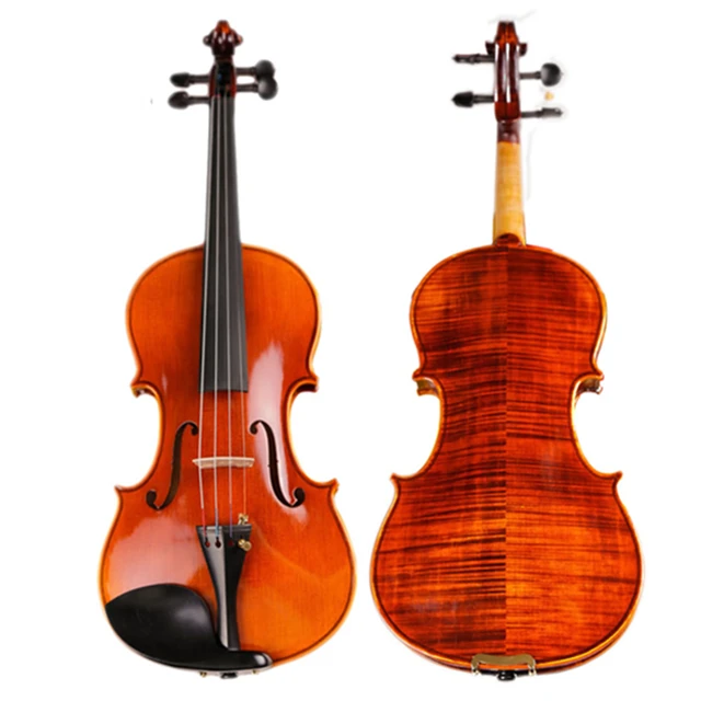 VIOLIN: High -end Hand-craft Violin 20 Years Naturally Dried Stripes ...
