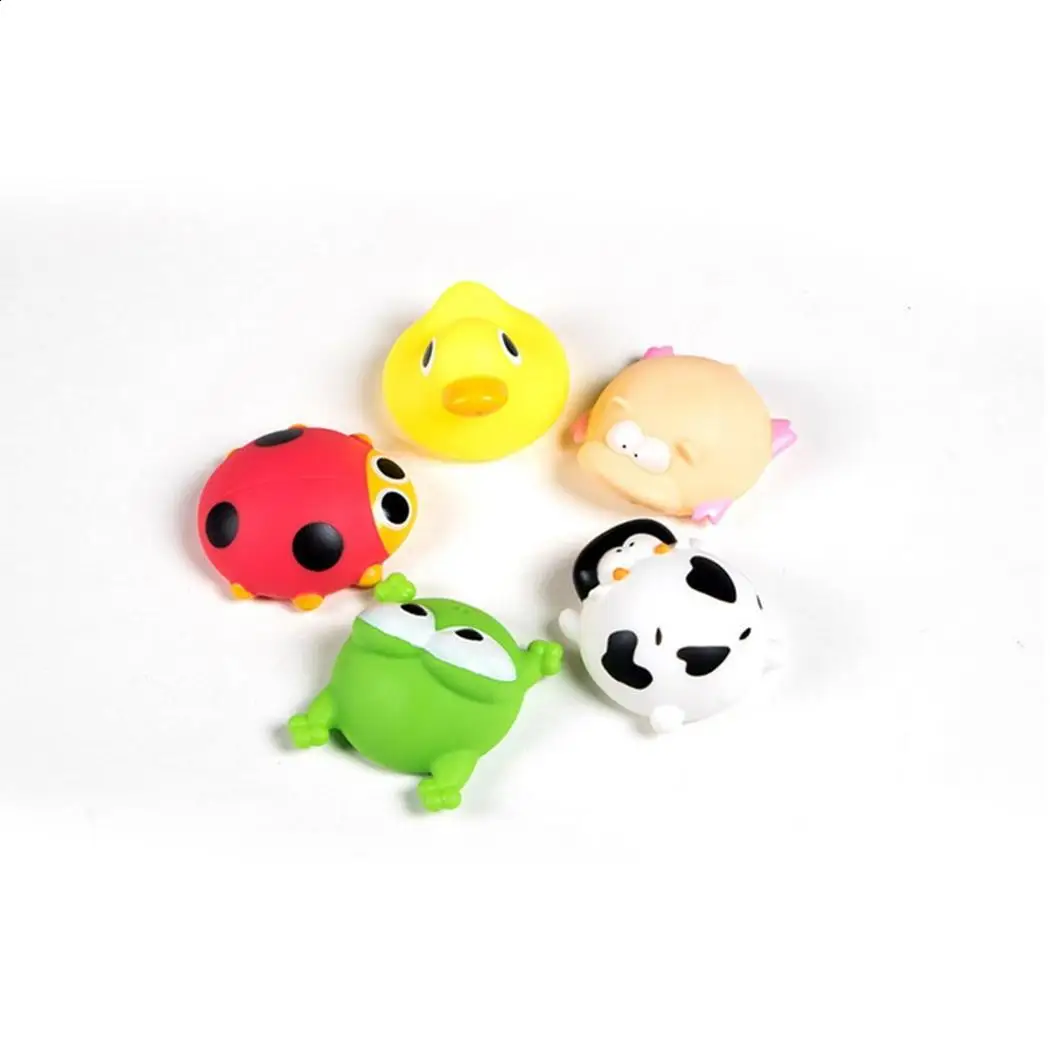 Toys Rubber Frog Kids Swimming Pool Toy Animals Floating Squeeze Baby ...