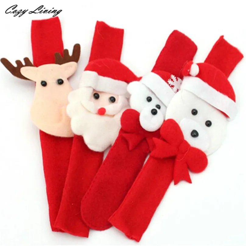 Christmas Decorations Santa Claus Snowman Family Christmas Strap ...
