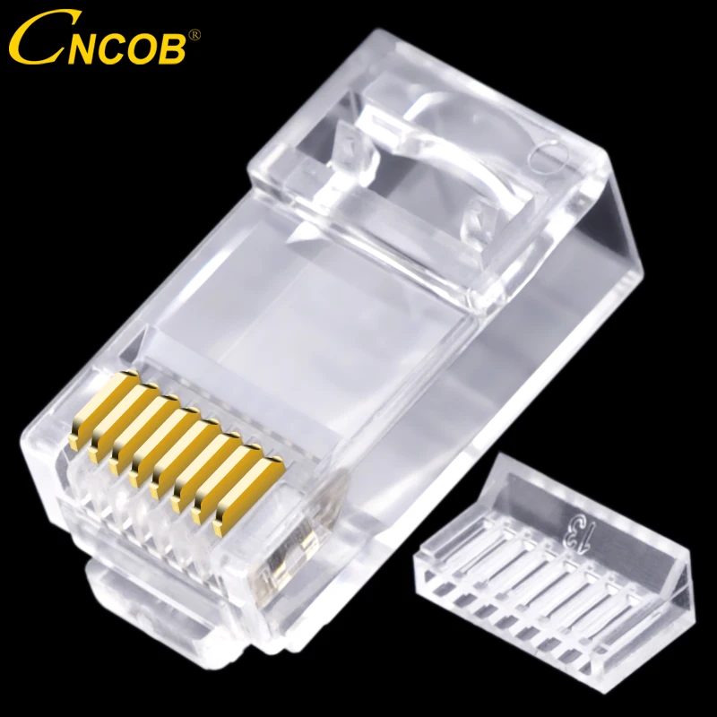CNCOB two piece rj45 network connector Gigabit Ethernet network cable ...