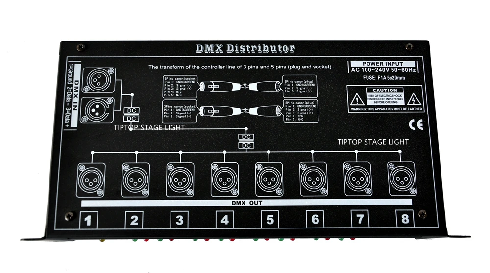 DMX Spliter | Tiptoplight