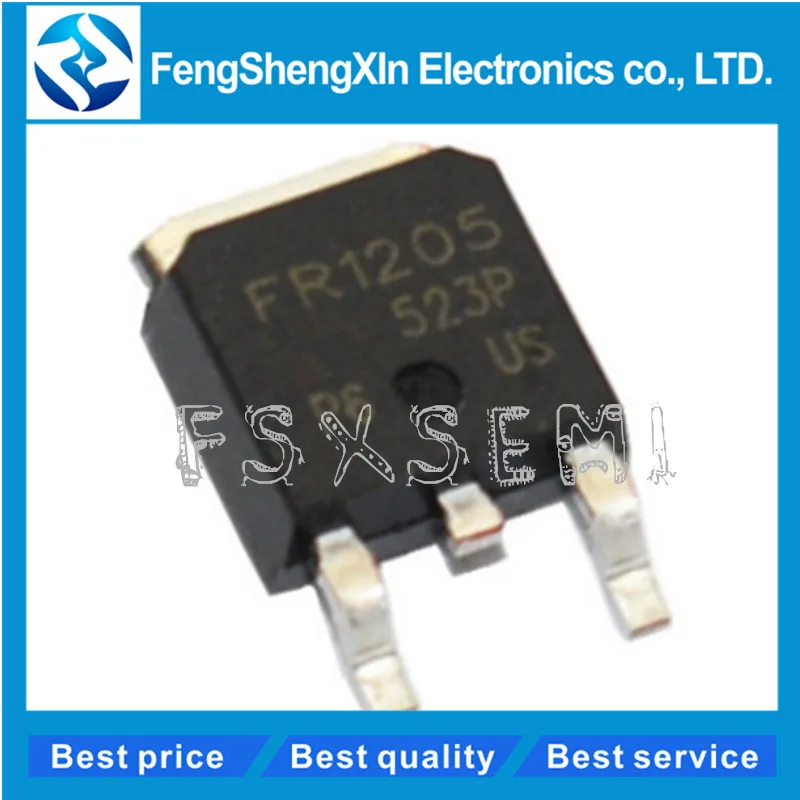 100 unids/lote IRFR1205 IRFR1205PBF FR1205 TO 252 potencia MOSFET ...