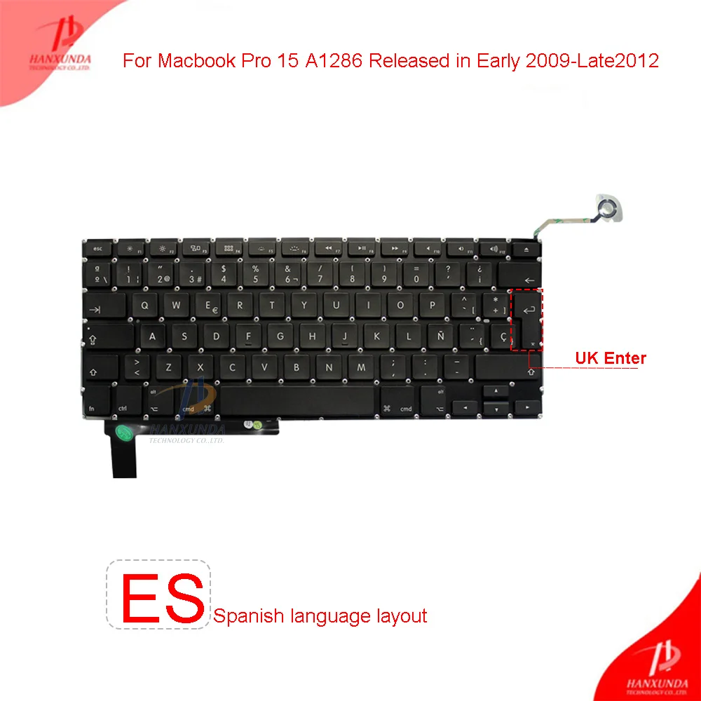 Original new Laptop Built in Keyboard for Macbook pro Unibody 15inch ...
