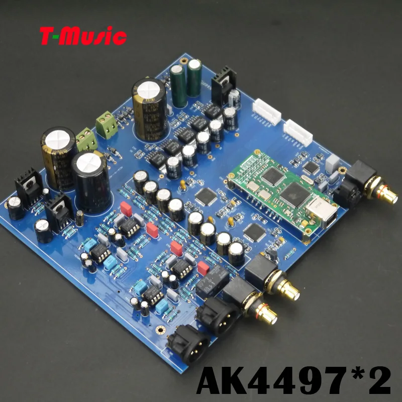 TOP Audio DAC Dual AK4497 DAC Decoder board Support XMOS / Amanero I2S ...