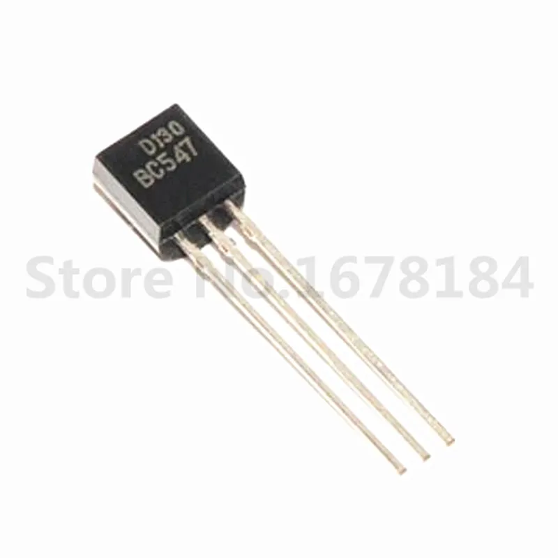 Bc547a Transistor Npn 45v 100ma To-92 547 Bc547 50pcs - Voltage ...