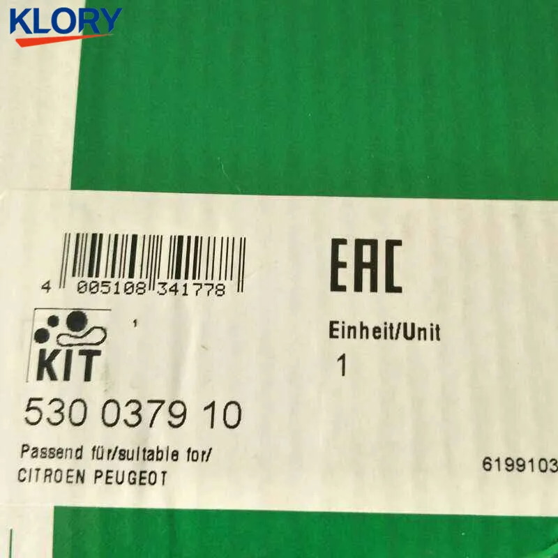 5300379100 Набор ГРМ для peugeot Citroen 307/206/C2/sega/ Elysee 1,6(TU5JP4 двигатель) Fengshen ...