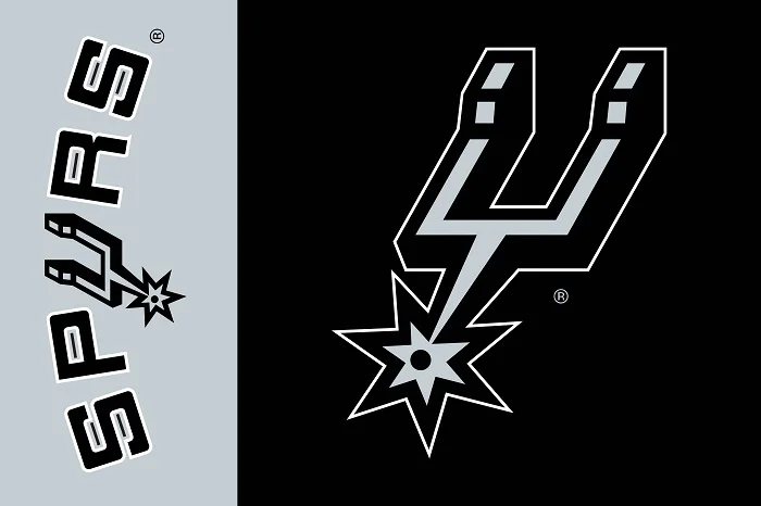 San Antonio Spurs Wordmark new Flag 3ft x 5ft Polyester NBA San Antonio ...