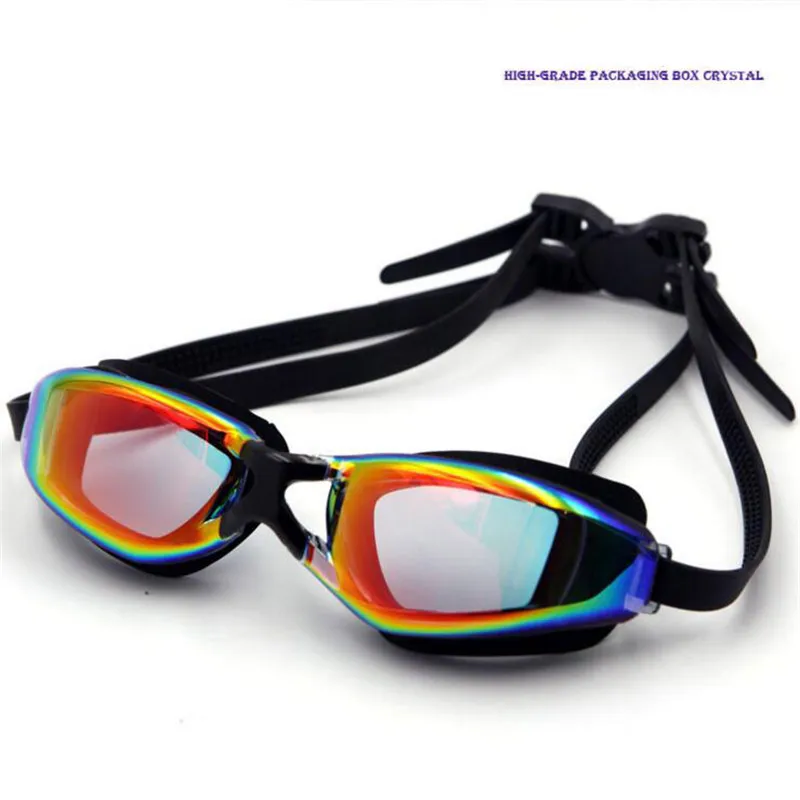 Anti fog UV Production Aults Unisex High end Plating Swimming Goggles ...