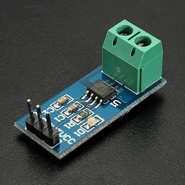 Купить 5 в 20А диапазон acs712 Chip электрический ток модуль датчика для Arduino и электронная ...