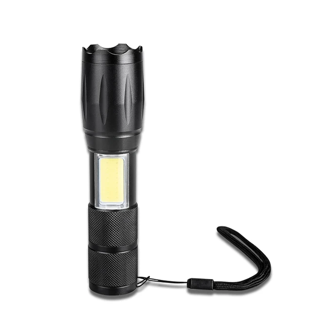 AmmToo Mini COB LED Flashlight T6 Lanterna Led Torch COB Flashlights 4 ...