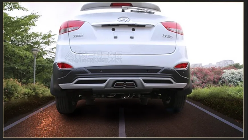Fit For Hyundai Ix35 2009-2017 Led Front+ Rear Bumper Diffuser Bumpers ...