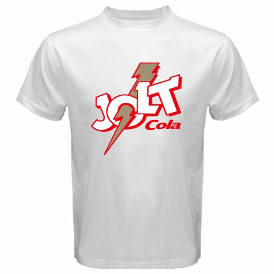 New JOLT COLA Logo Extreme Cola Drink Men's White T Shirt Size S to 3XL ...