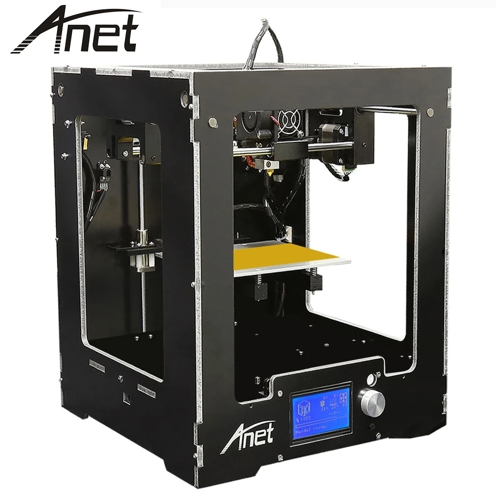 Anet A3 3d Printer Full Aluminum Plastic Frame Assembled Lcd Display ...