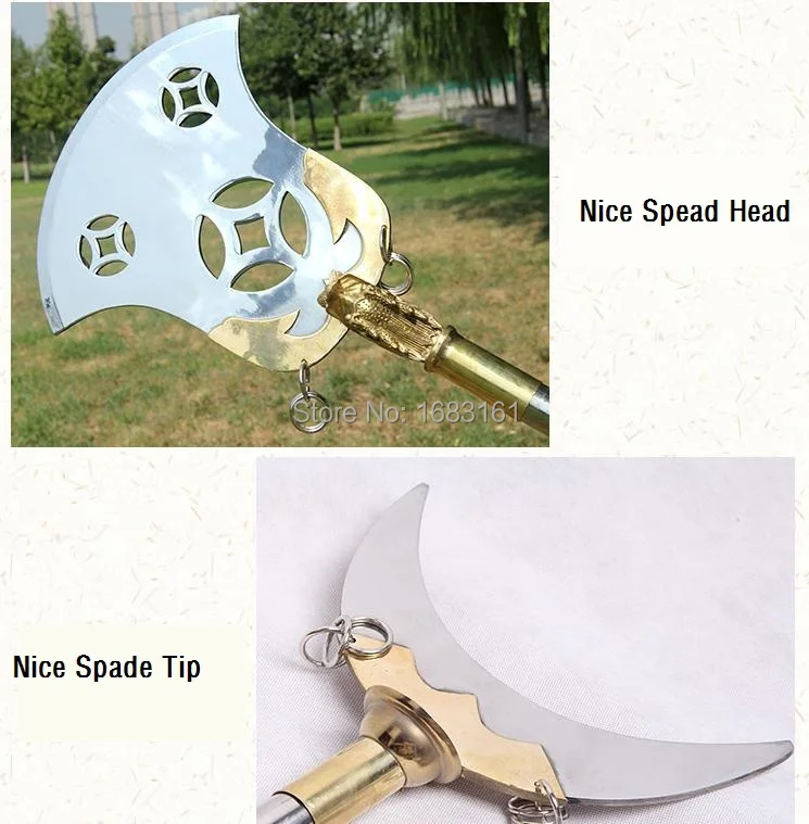Traditional Shaolin Monk Spade Chinese Long Weapons - Everything Wushu