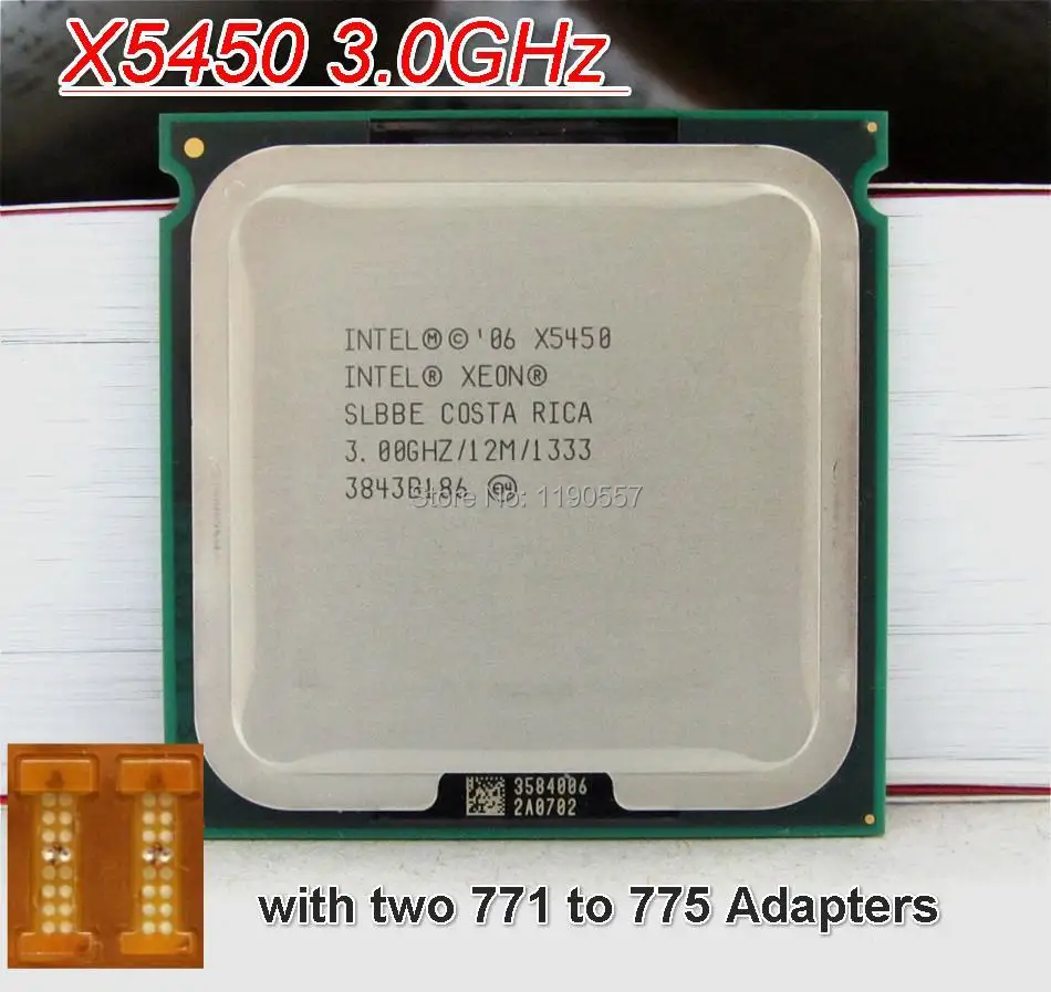 INTEL XEON X5450 Processor(3.0GHz/12MB/1333MHz/Quad Core)Server LGA 771 ...