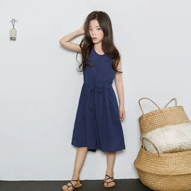 ruffles baby big girl clothing 2017 summer dress girls 14 years 10 11 ...