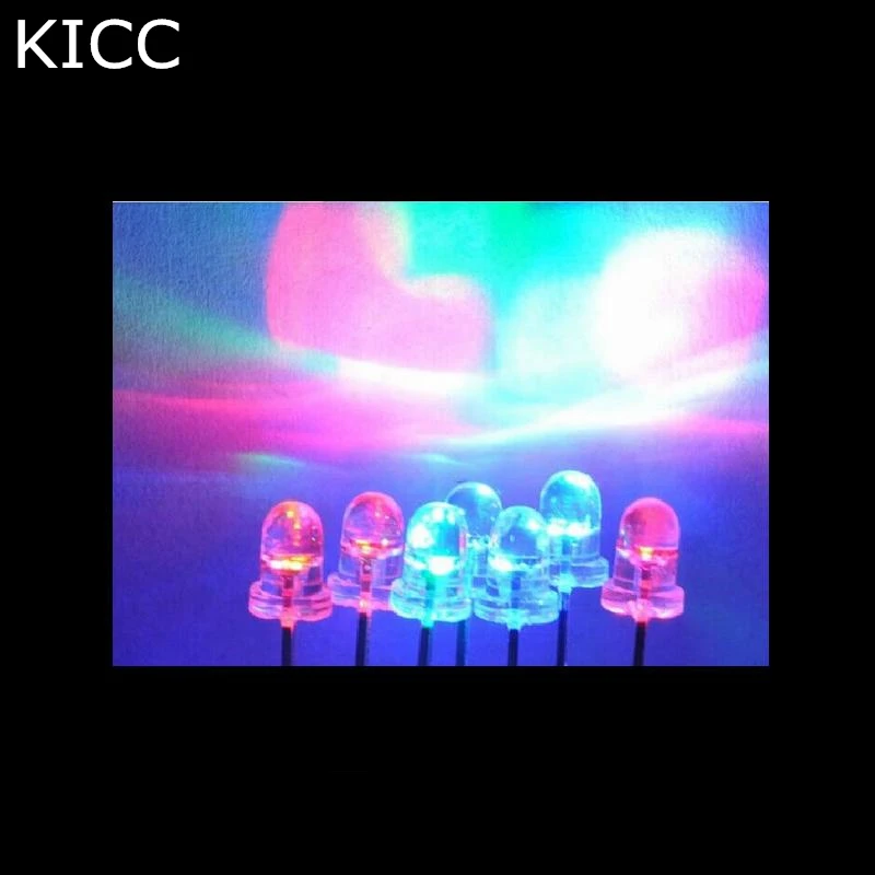 1000* Light emitting diode 3MM Colorful multicolor Slow flashing ...