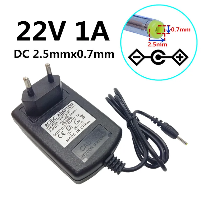 Switching power supply AC 100 240V to DC 22V 1A EU UK US AU plug AC/DC ...