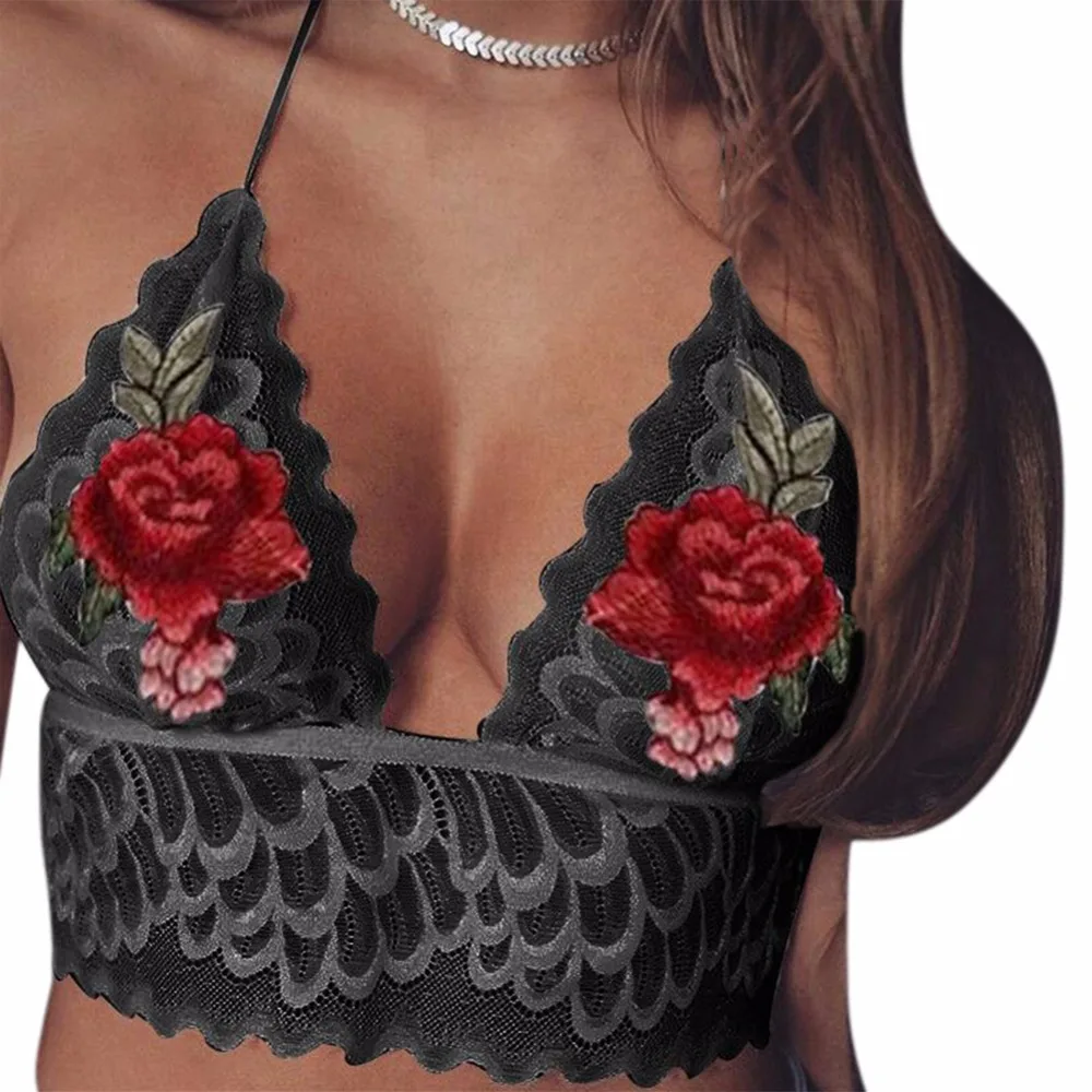 Ishine Women Sexy Crop Tops Translucent Hollow Camis Underwear Sheer