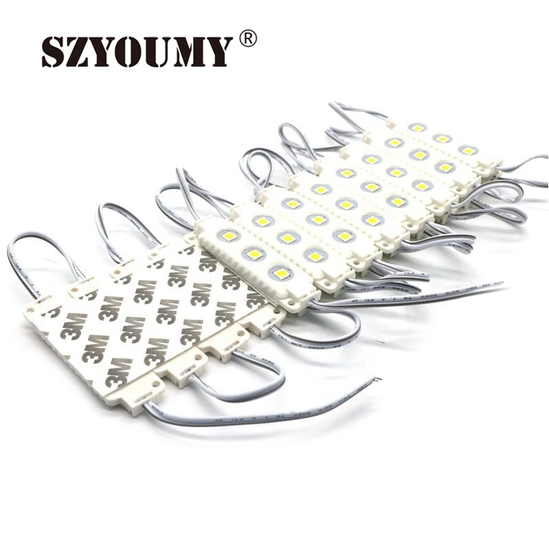 SZYOUMY IP65 Waterproof Warm White Pure White 5050 SMD 3 LED Module ...