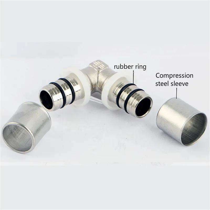 Equal coupling elbow connector 1216/2025/1620/2632 aluminium plastic ...