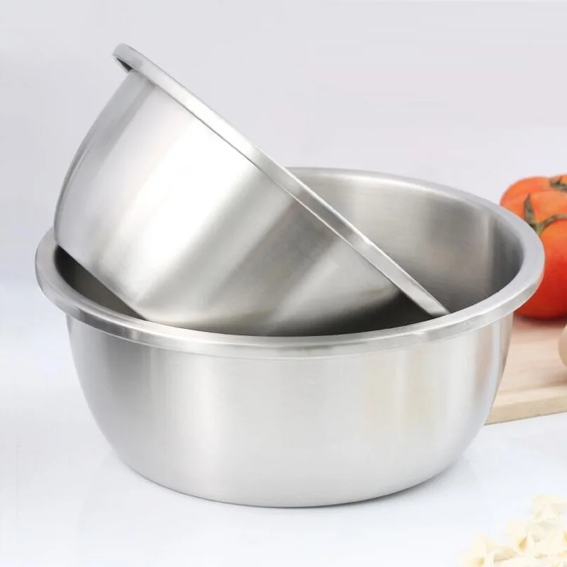 1 Pcs High Quality 304# Stainless Steel Basin Circular Extra Thick ...