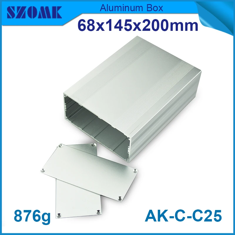 10 pcs/lot metal electronic ip 54 cabinets aluminium 68*145*200mm ...