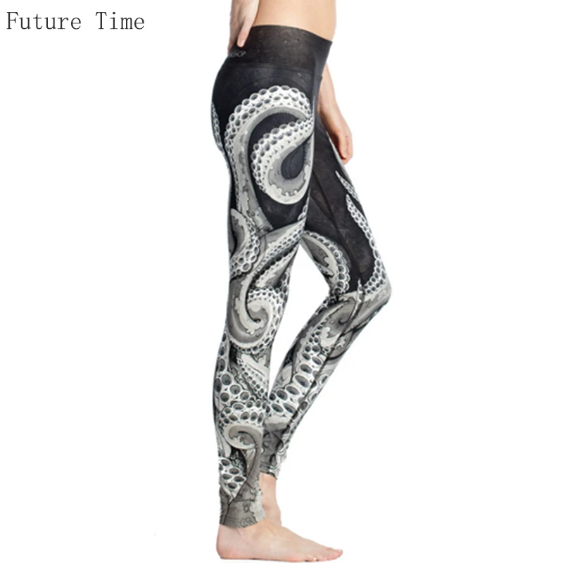 Female-New-Arrival-Cool-Individual-Leggings-2024-Octopus-3D-Print ...
