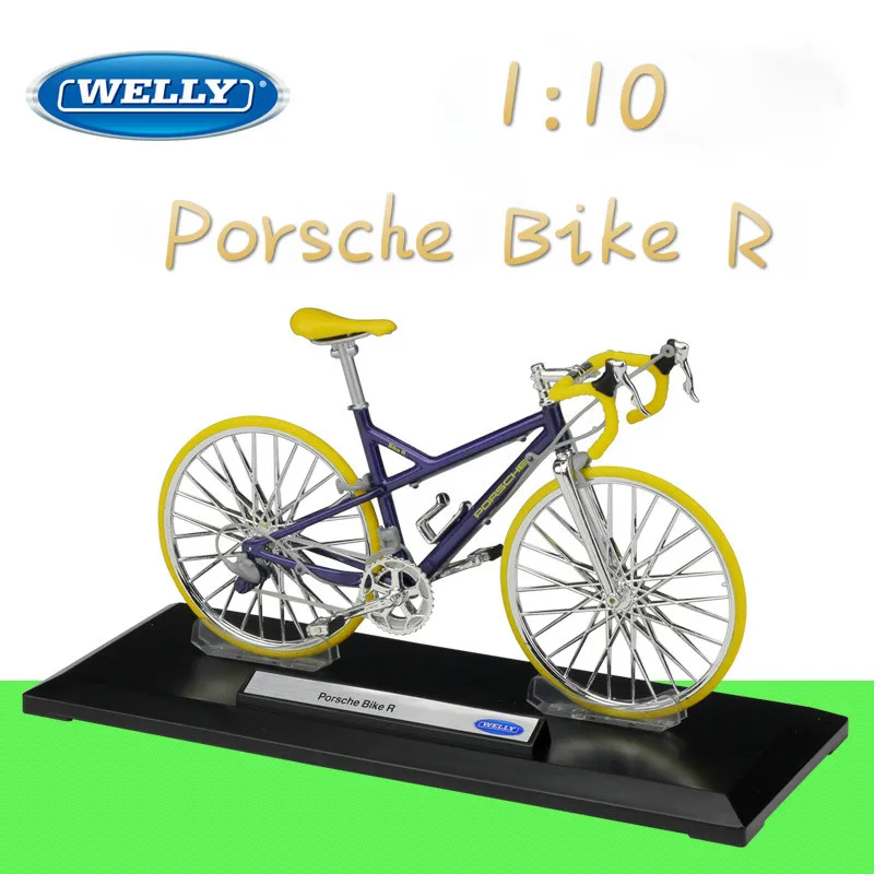 WELLY 1:10 Metal Classic Model Cycling Porsch/BMWAudi Road Bike Diecast ...