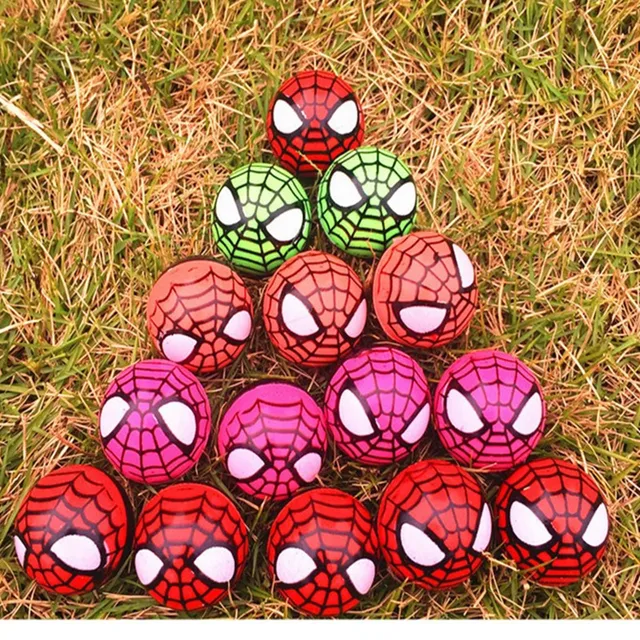 10pcs rubber spider bouncing ball,cute toys for children kids pets ...