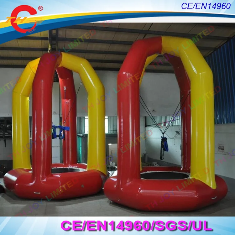 free air ship to door,3mdia*5mH airtight commercial inflatable bungee ...