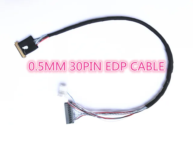 0.5mm Pitch 30PIN eDP LCD cable FOR 30P eDP panel test tool / eDP LCD ...