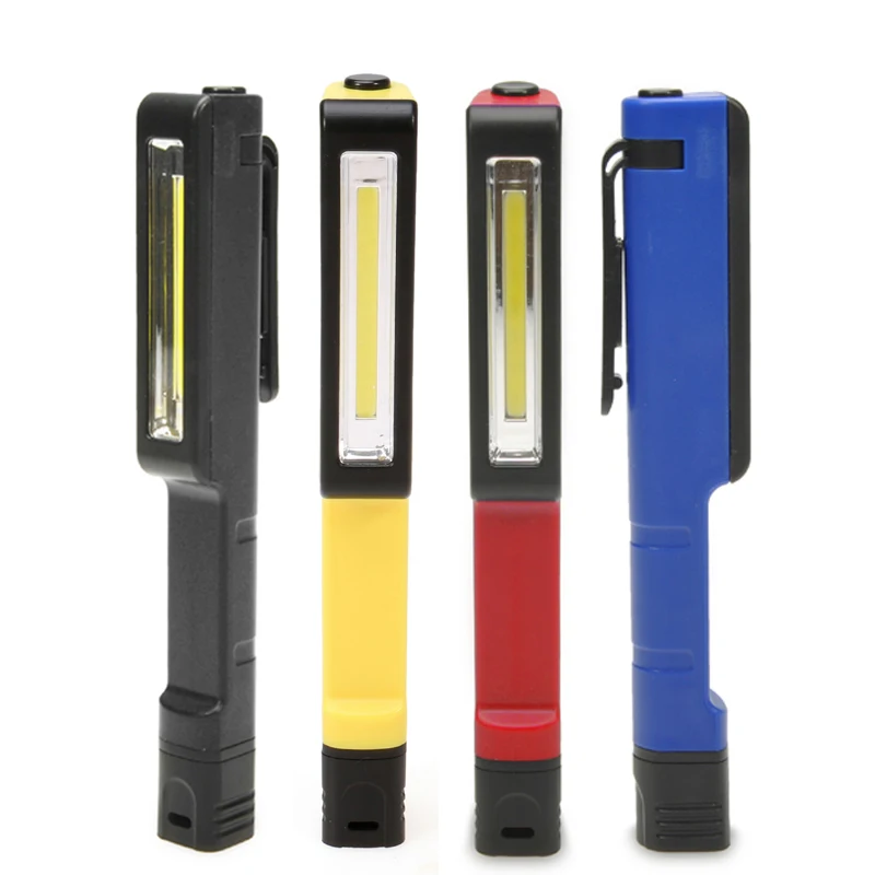 Super Bright Mini LED Inspection Light Lamp Pen Shape Pocket Clip Work ...