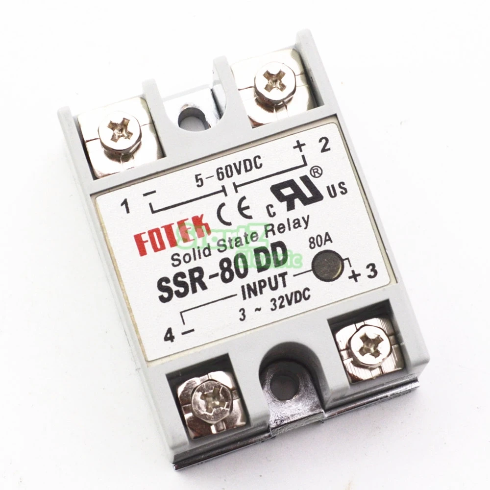 1Pcs SSR100DD SSR 100DD Manufacturer 100A solid state relay ,input 3 ...